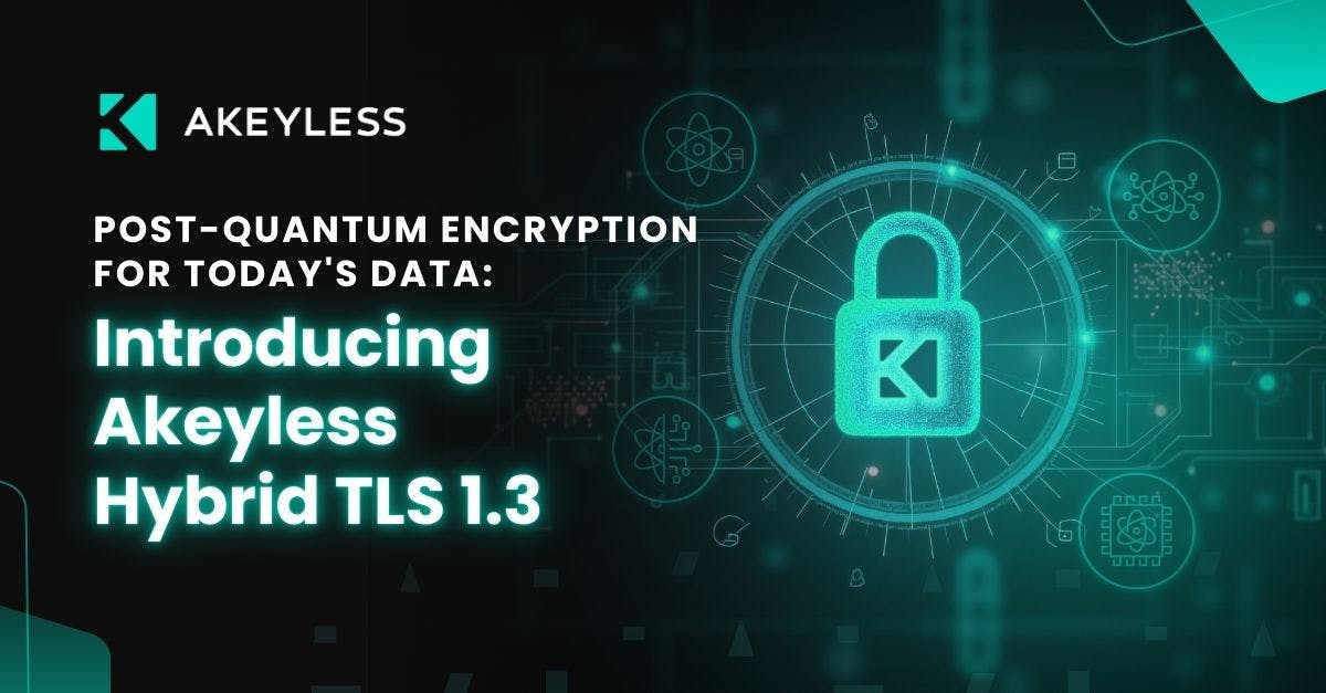 Post-Quantum Encryption for Today's Data: Introducing Akeyless Hybrid TLS 1.3